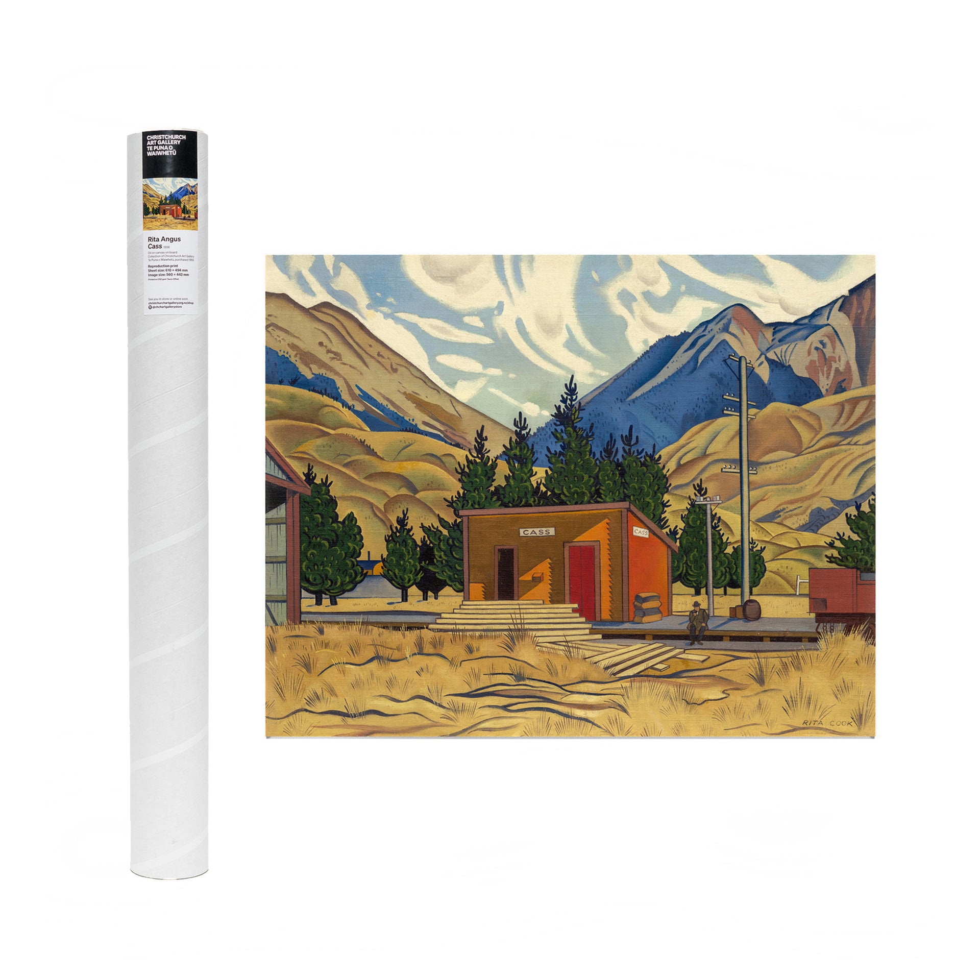 Rita Angus "Cass" Reproduction Print – Christchurch Art Gallery Design ...