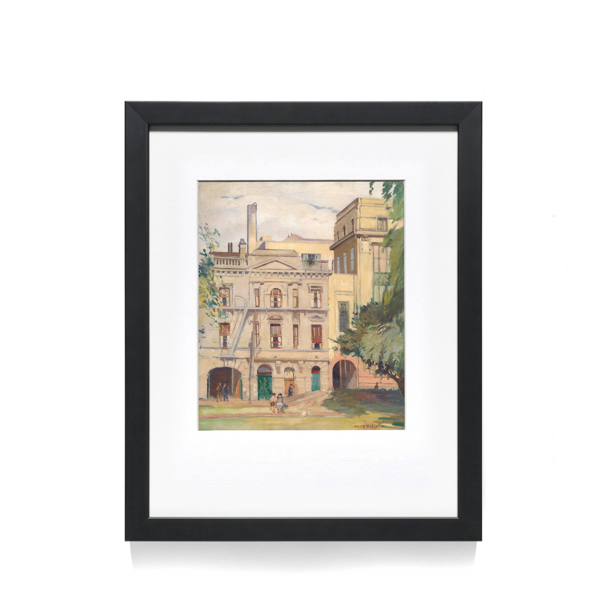 Cecil Kelly "Clarendon Hotel..." Reproduction Print – Christchurch Art ...