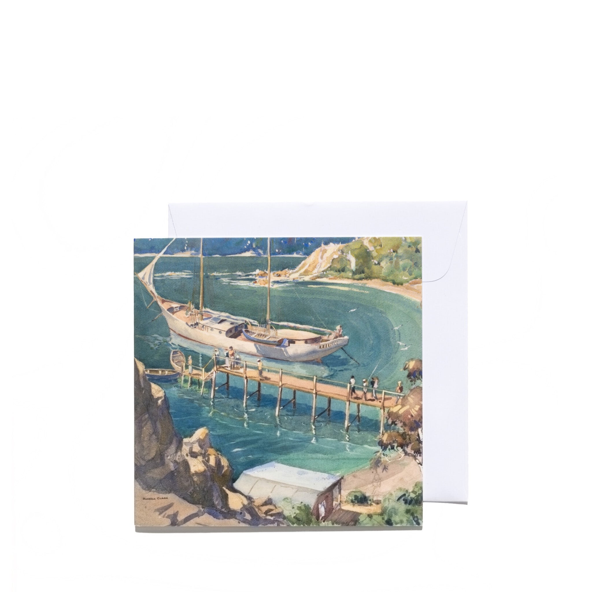 Russell Clark "The Island Trader" Card – Christchurch Art Gallery ...